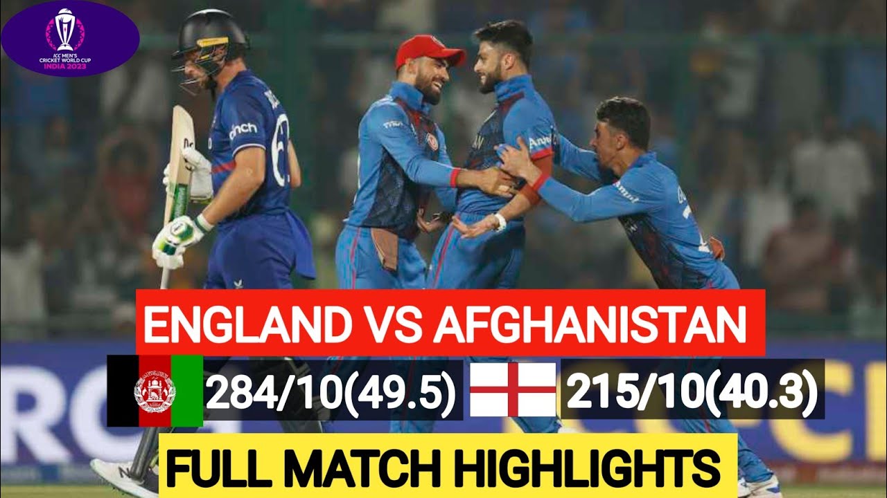 England vs Afghanistan world cup 2023 Match Highlights | ENG VS AFG# ...