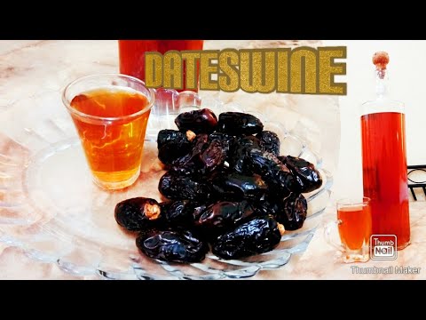 #dateswine,how to make easy dates wine? - YouTube