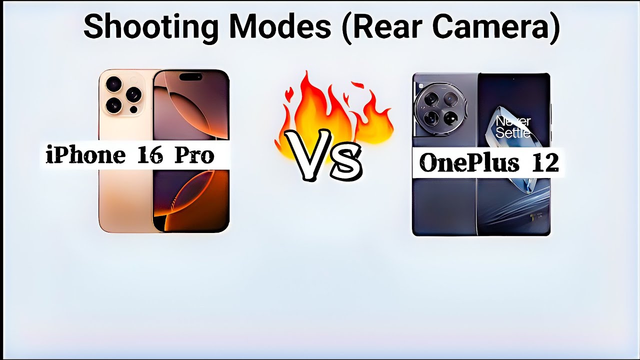 "Tech Showdown: iPhone 16 Pro vs OnePlus 12." - YouTube