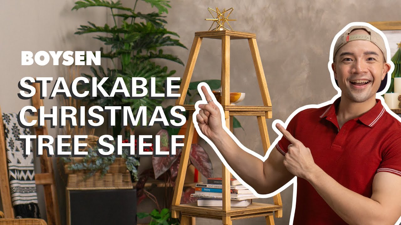 Stackable Christmas Tree Shelf - YouTube