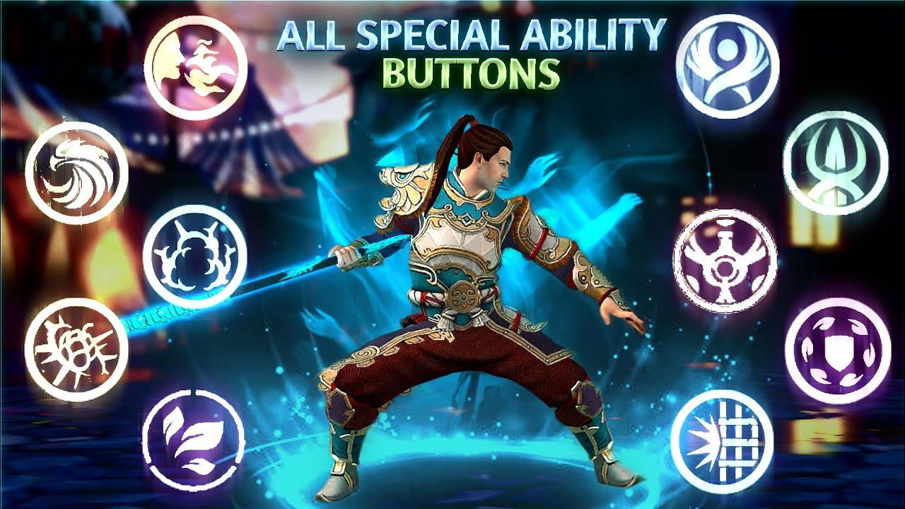Shadow Fight 3 All Special Ability Buttons of Legendary Set | all ...