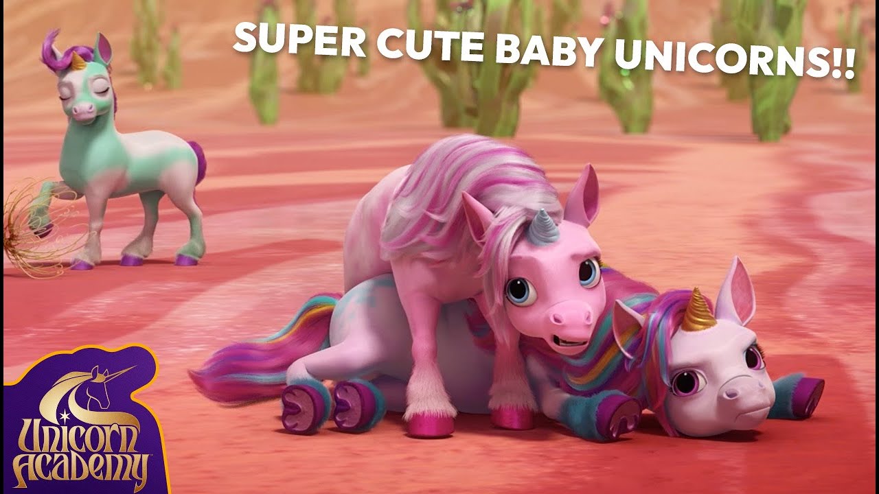 The MOST ADORABLE BABY UNICORNS! | Unicorn Academy | Cartoons for Kids - YouTube