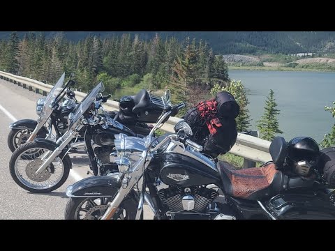 To the Mountains Episode 1 Motorcycle ride from Saskatoon to Banff (750 ...