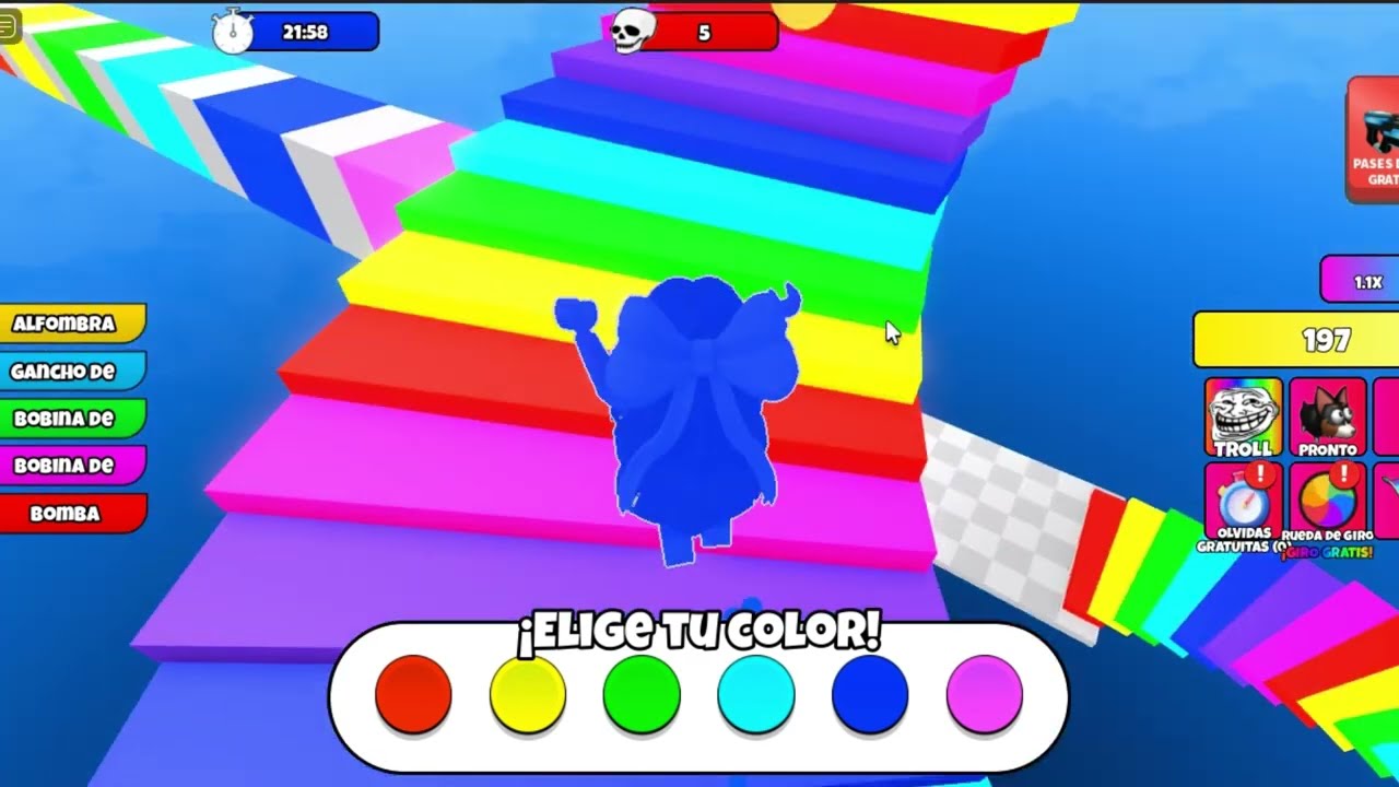 Pintate de Colores Para Ganar Este Obby en Roblox / Pasamos el Obby mas ...