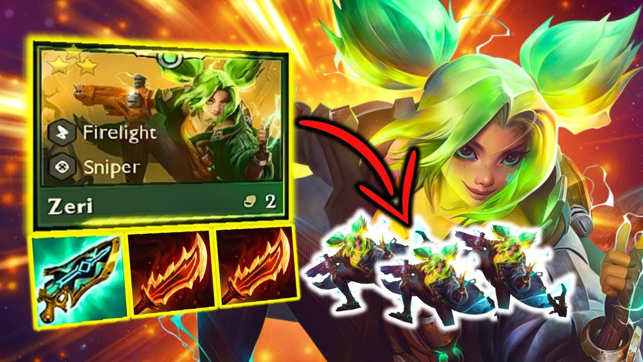 Mini Mees Zeri Sunders EVERYTHING in TFT - YouTube