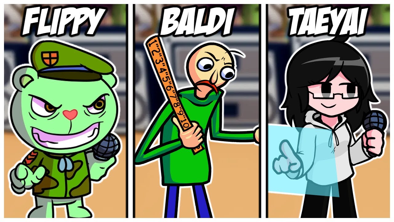 How to get FLIPPY, BALDI, and TAEYAI ANIMATIONS + SHOWCASE in FUNKY ...