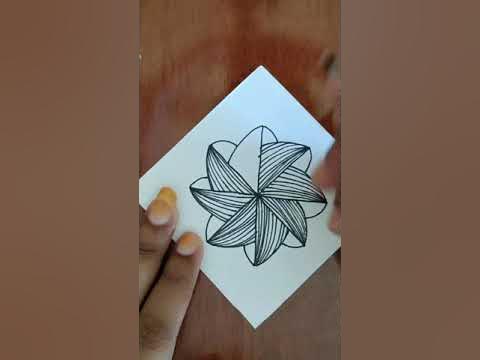 Zentangle pattern part 1 || How to draw zentangle pattern - YouTube