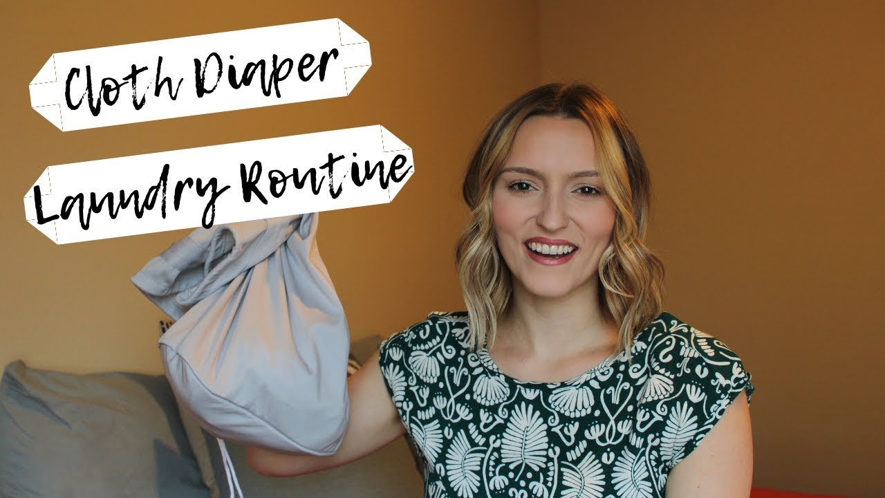 Cloth Diaper Laundry Routine - YouTube