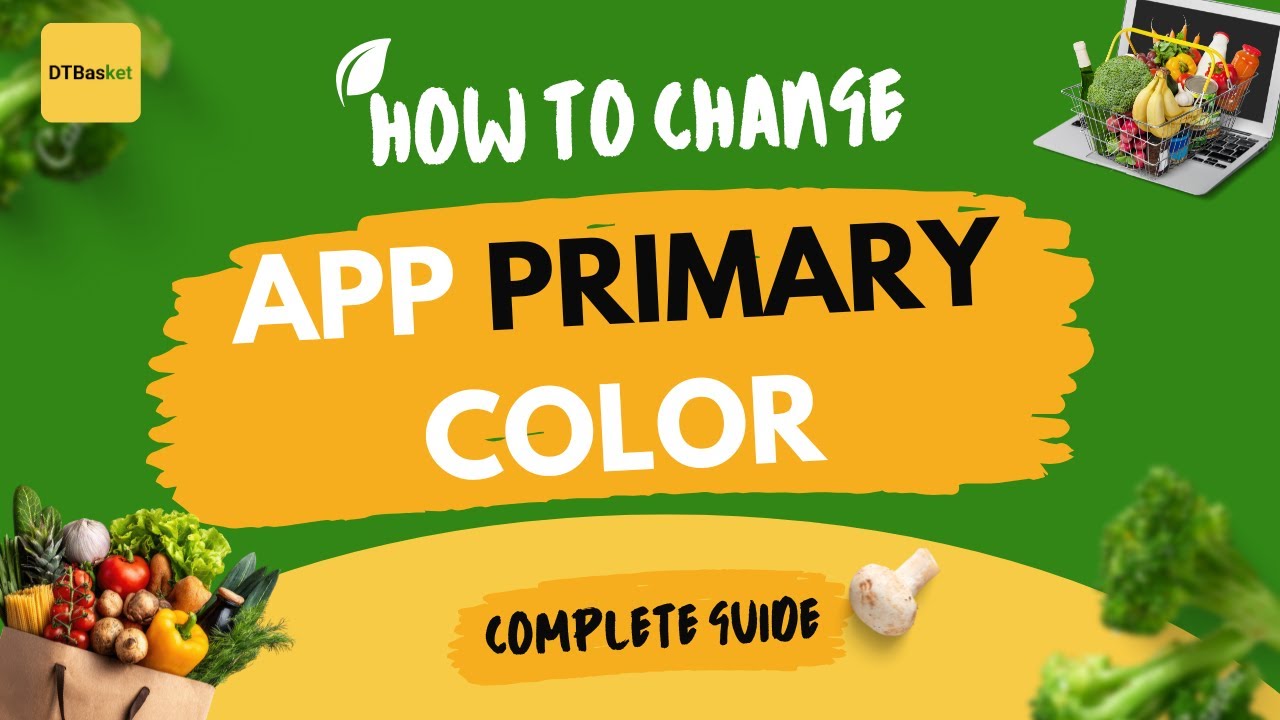 How to change App Primary Color - YouTube