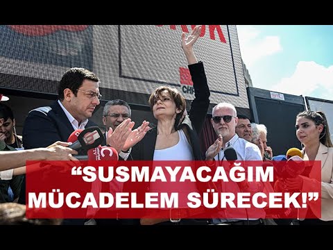 CHP İstanbul İl Başkanı Canan Kaftancıoğlu hakkında 17 yıl hapis istemi.