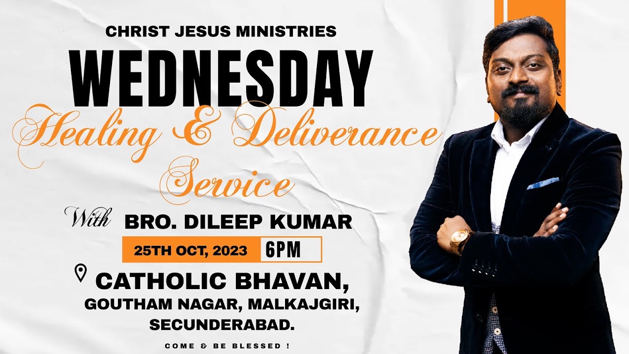 CJM WEDNESDAY HEALING & DELIVERANCE SERVICE | 25-10-2023 | @CJMCHURCH ...