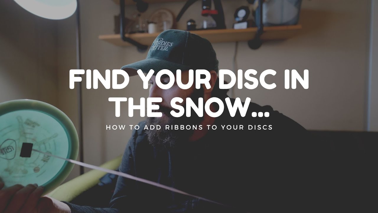 Never Lose Your Disc Golf Disc in the Snow Again: How to Add Ribbons ...