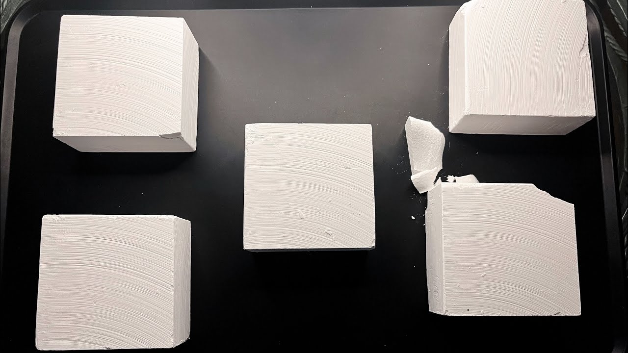 ASMR | Plain Hard Chalk | Satisfying ⬜️⬜️⬜️ #asmr #chalk # ...