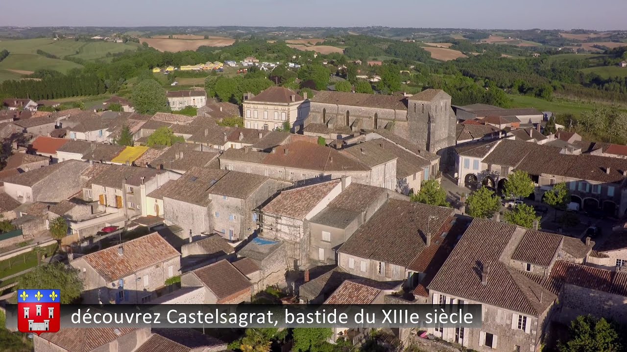 CASTELSAGRAT le Village et ses environs - YouTube