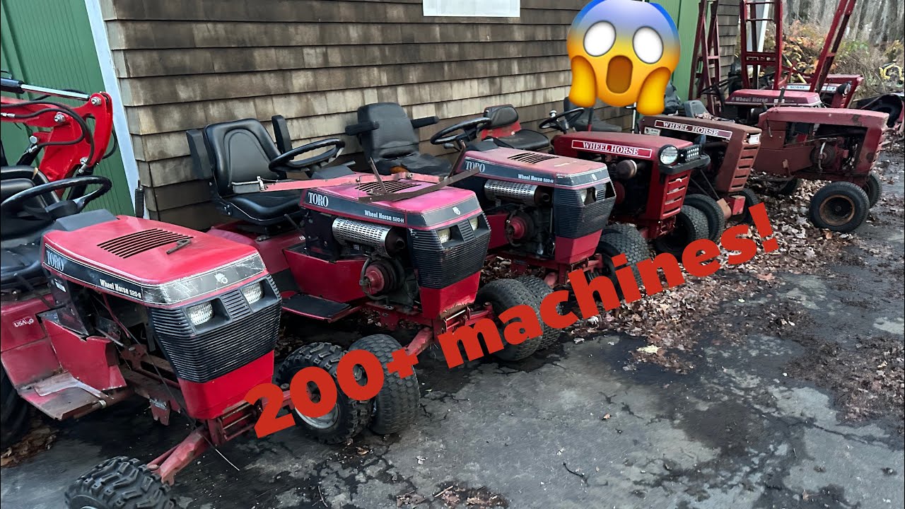Fall 2024 Lawn and Garden Tractor Salvage Yard Walk Through! - YouTube