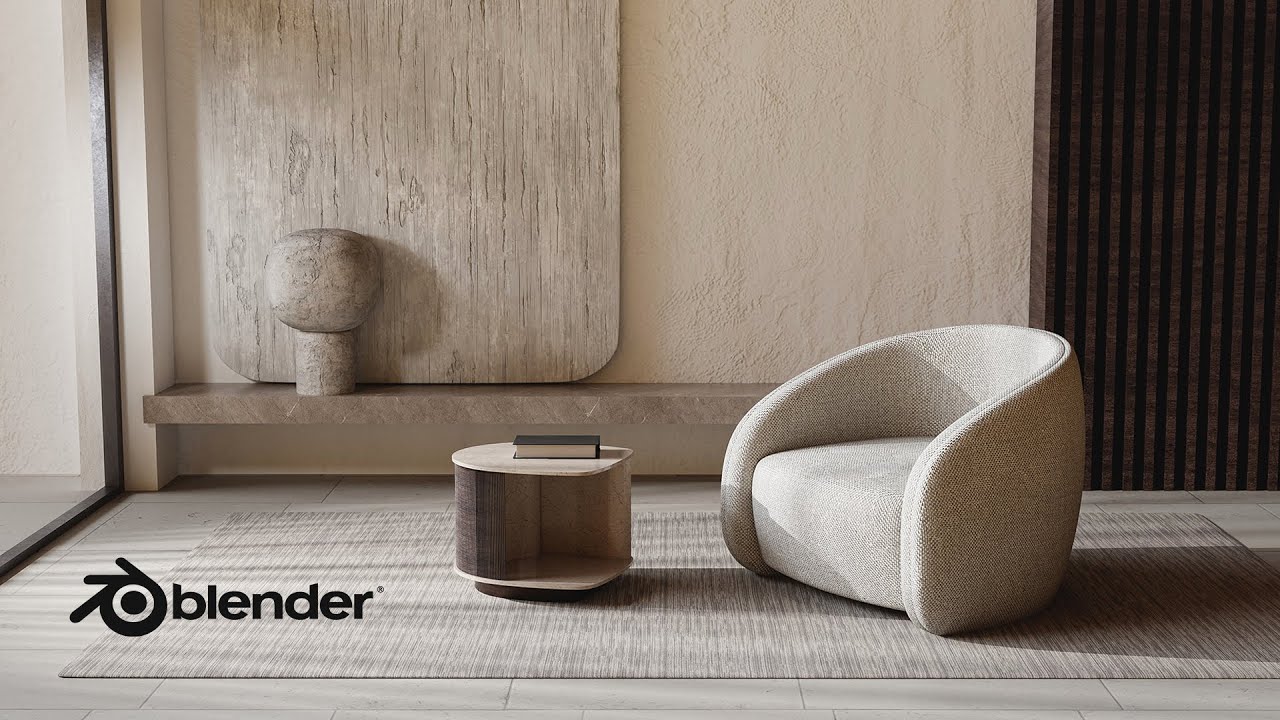 How to model Architectural Scene - Blender Tutorial - YouTube
