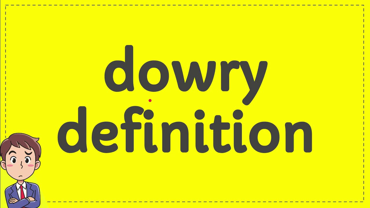 dowry definition - YouTube