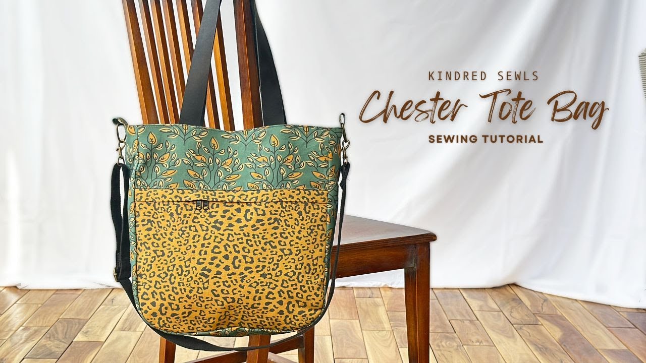 Chester Tote Bag Sewing Pattern Video Tutorial - YouTube