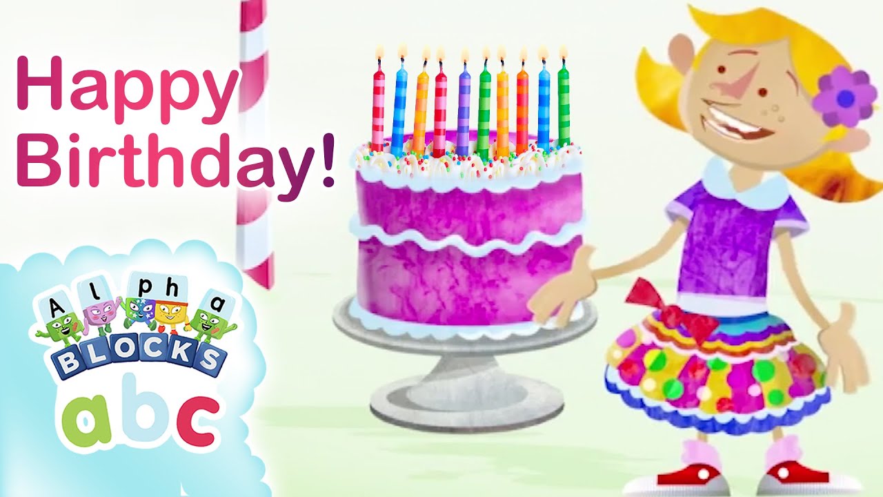 Alphablocks - 🎂 Birthday Phonics | #Summer Learning | Phonics - YouTube