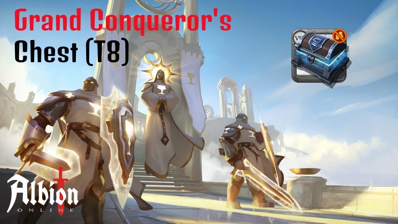 5M Sliver Albion Online Opening Grand Conqueror's Chest (T8) - YouTube