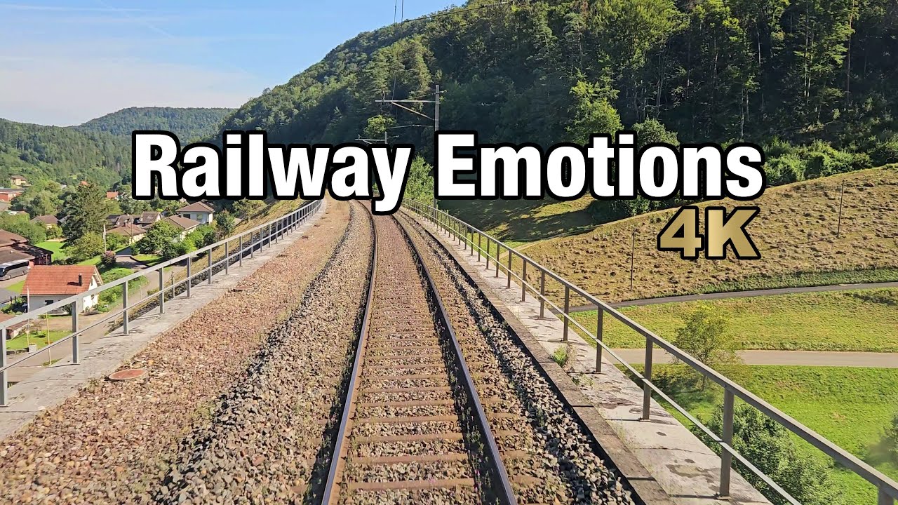 🚆 4K High-speed cab ride followed by a journey through the oldest Swiss ...