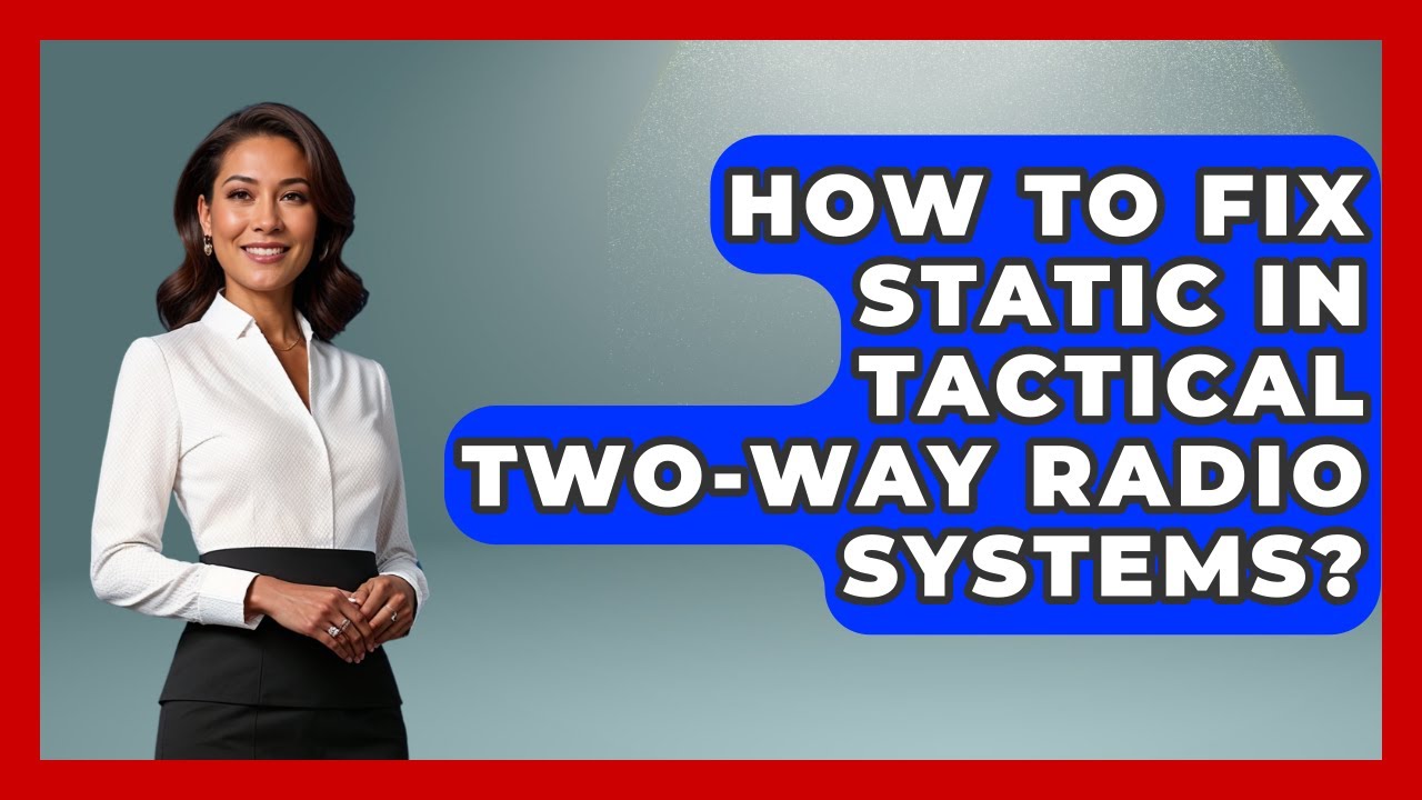 How To Fix Static In Tactical Two-way Radio Systems? - Tactical Locker ...