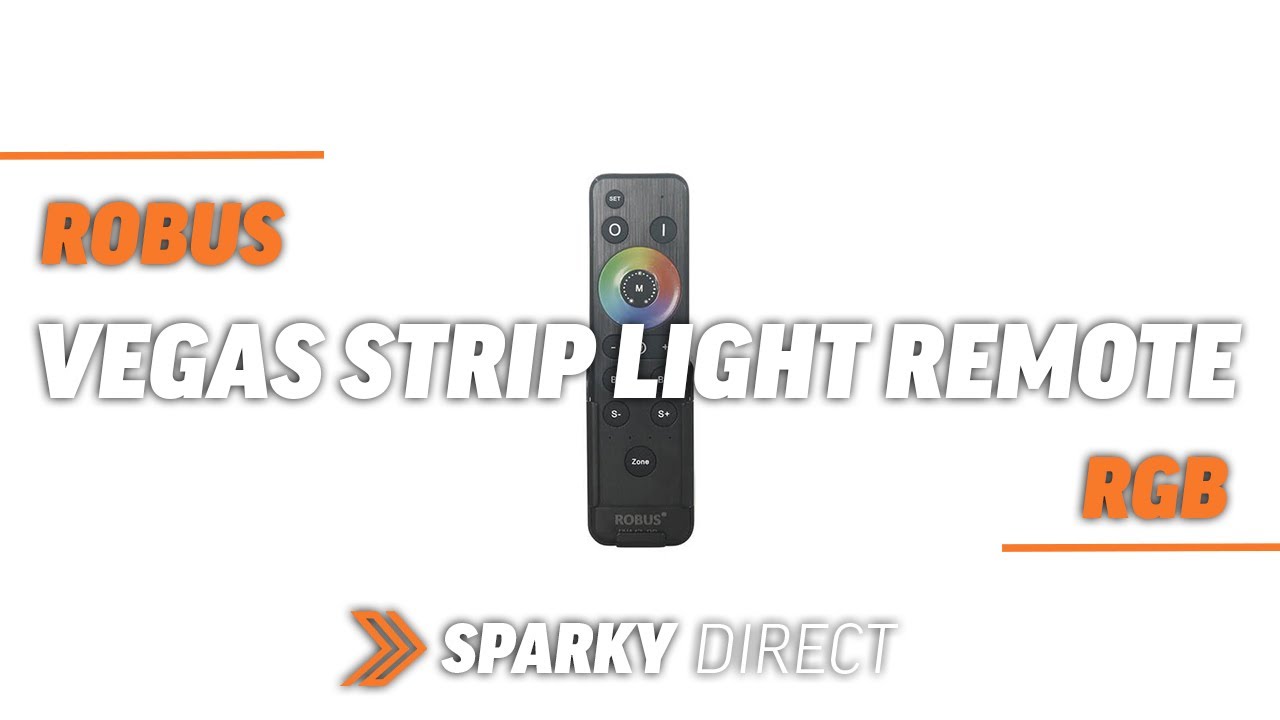 ROBUS RVA4Z-RC | Vegas Strip Light Remote Control with RGB - YouTube