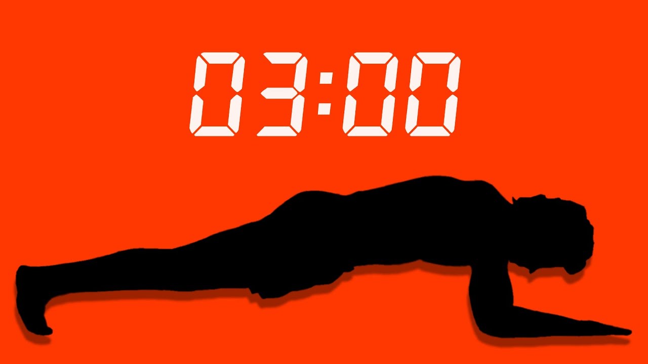 3 Minute Plank Timer - YouTube