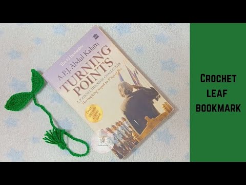 Crochet leaf bookmark || simple and easy || beginners friendly || how ...