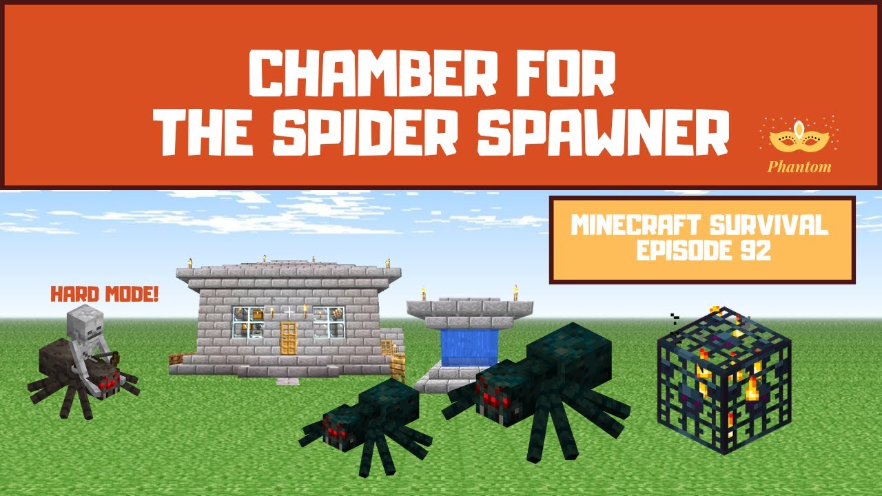 Let's Play Minecraft: S01E92 - Creating a Chamber for the Spider ...