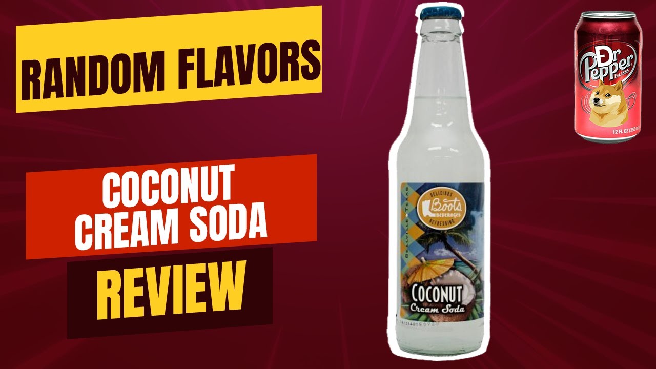 Random Flavors - Coconut Cream Soda - Review - YouTube