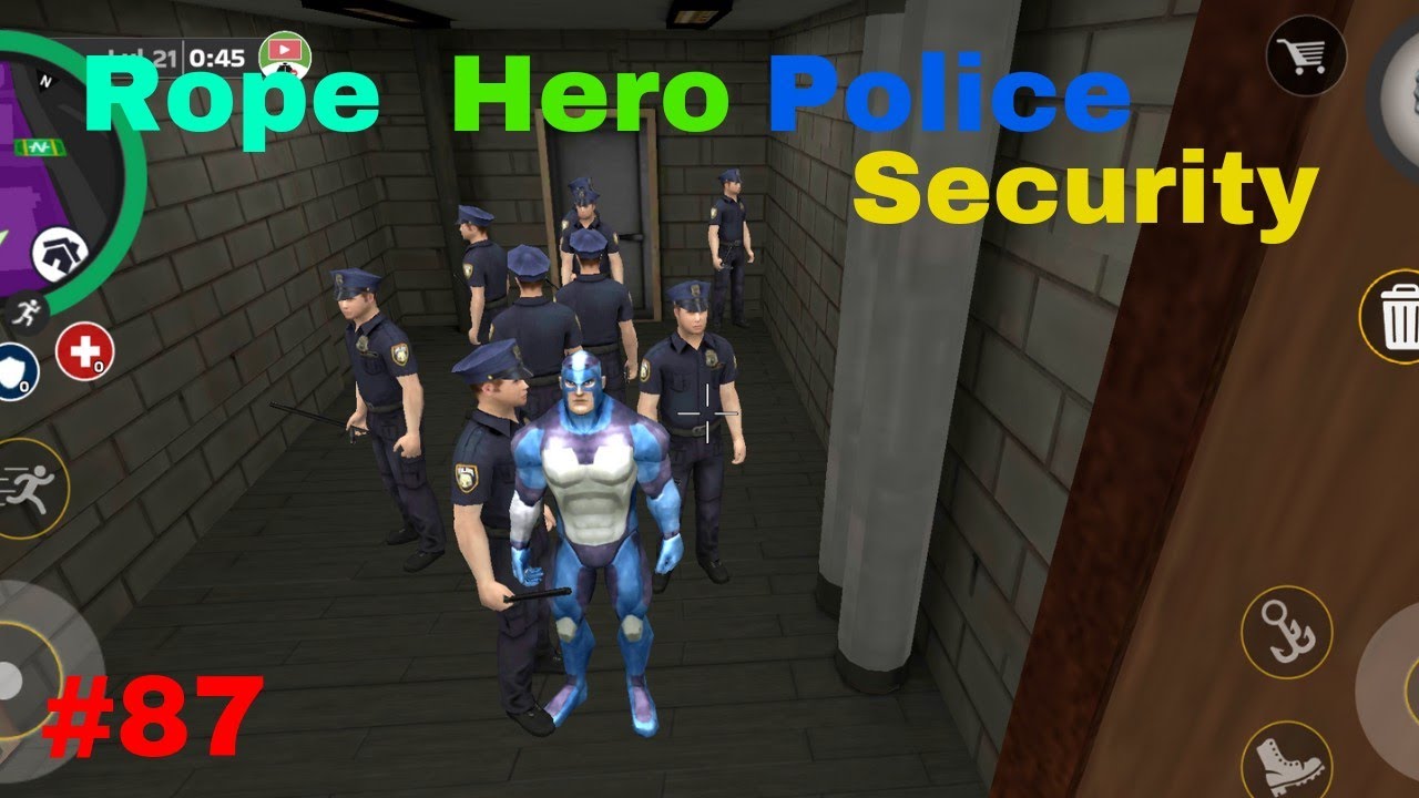 Rope Hero Mafia City: Rope Hero Police Security!! Rope Hero Mafia City ...
