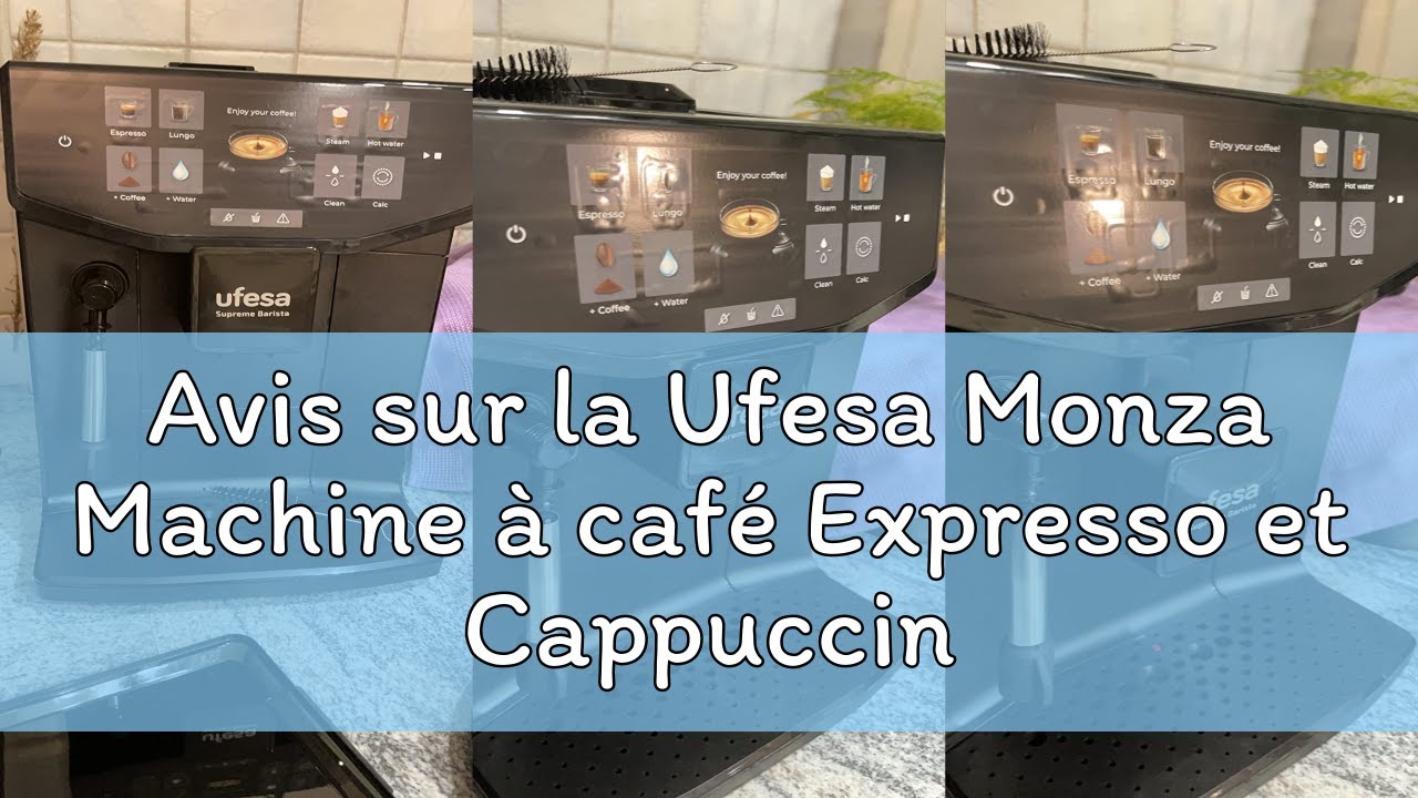 Avis sur la Ufesa Monza Machine à café Expresso et Cappuccino 20 Bars ...