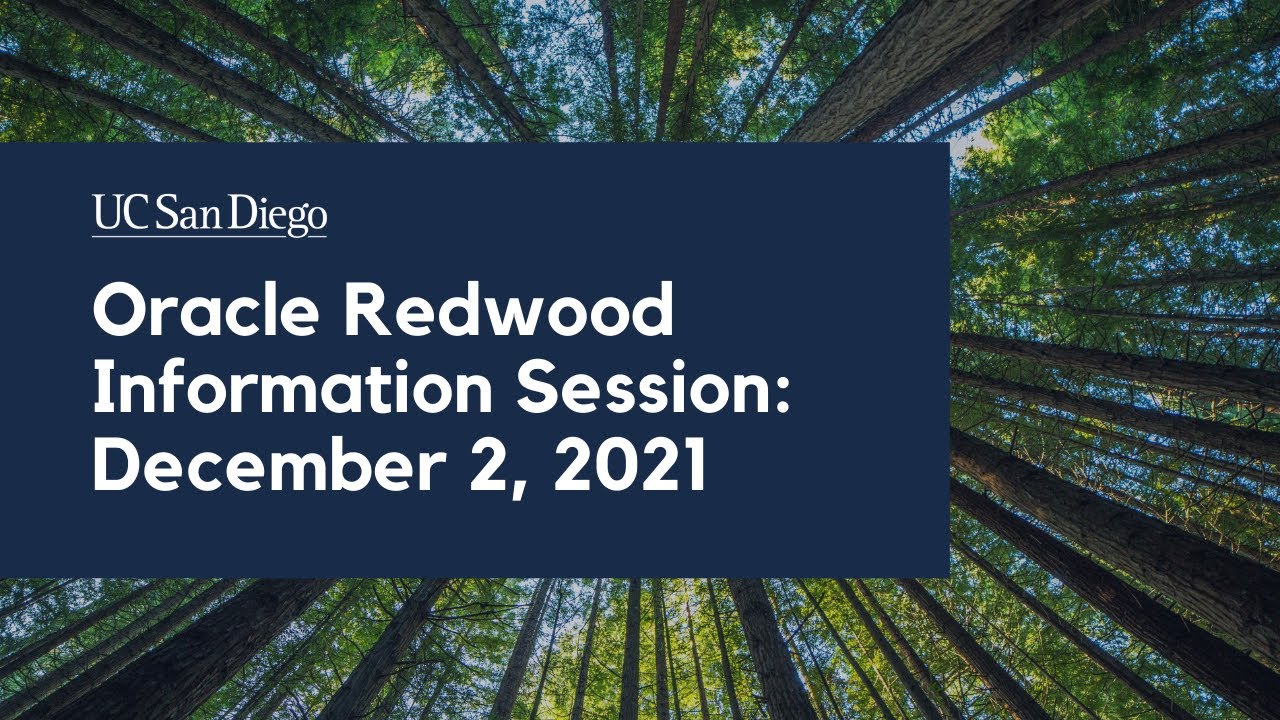 Oracle Redwood Information Session - 12.02.21 - YouTube