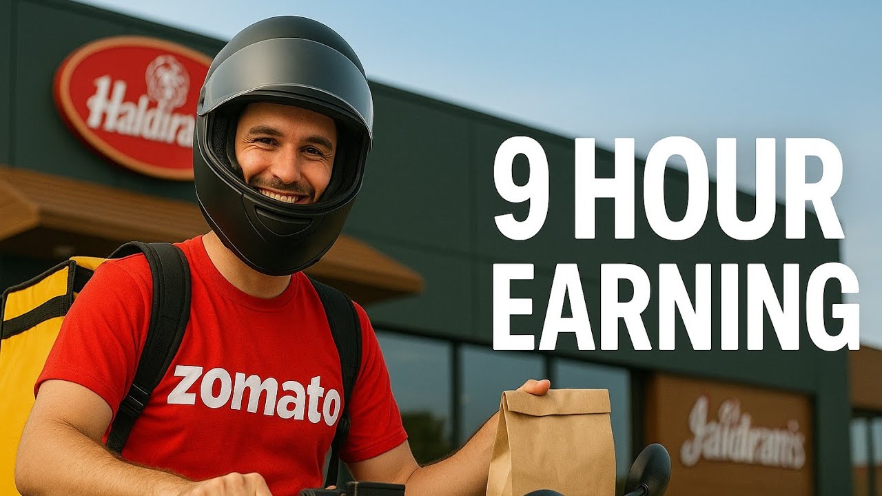 Zomato 9 hour earning || zomato part time earning #zomato - YouTube