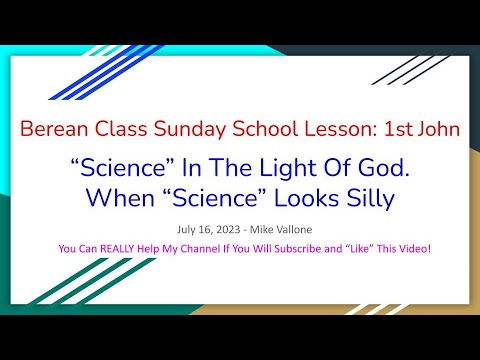 “Science” In The Light Of God. When “Science” Looks Silly - Mike ...