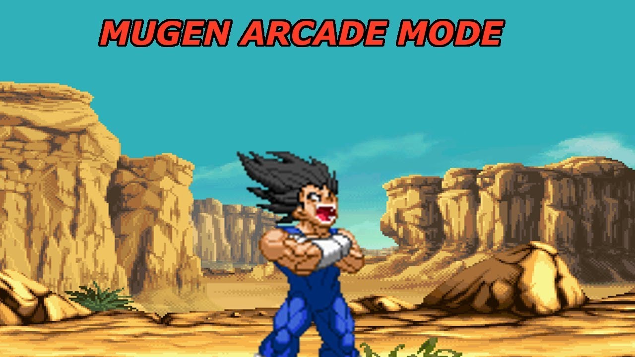 MUGEN Arcade Mode with Vegeta Z2(OLD) - YouTube