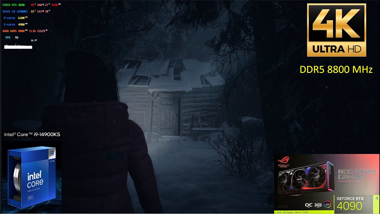 Until Dawn Ultra Settings, Ray tracing 4K Gameplay / STRIX RTX 4090 ...