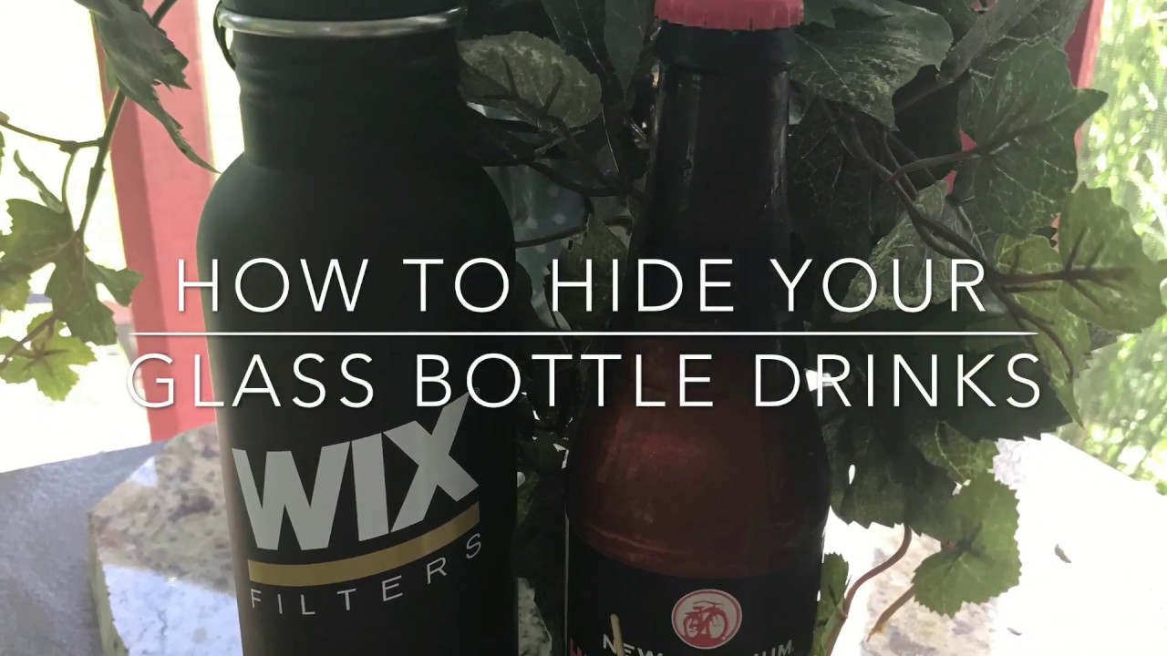 How to Hide Your Booze in a Water Bottle Container | Keep Your Glass ...