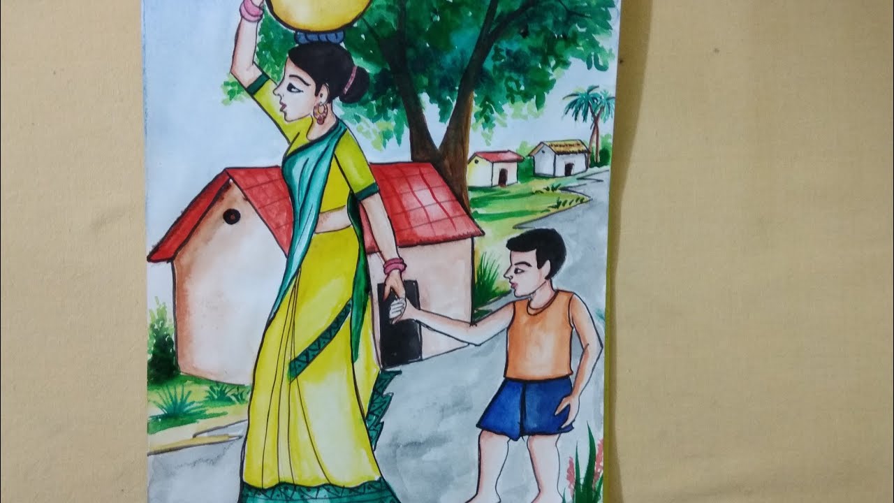 #NIDAL_Drawing. How to compose a picture. Memory Drawing. life drawing ...