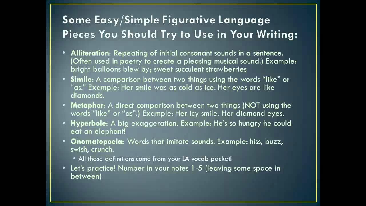 Figurative Language (Suspense Unit) - YouTube