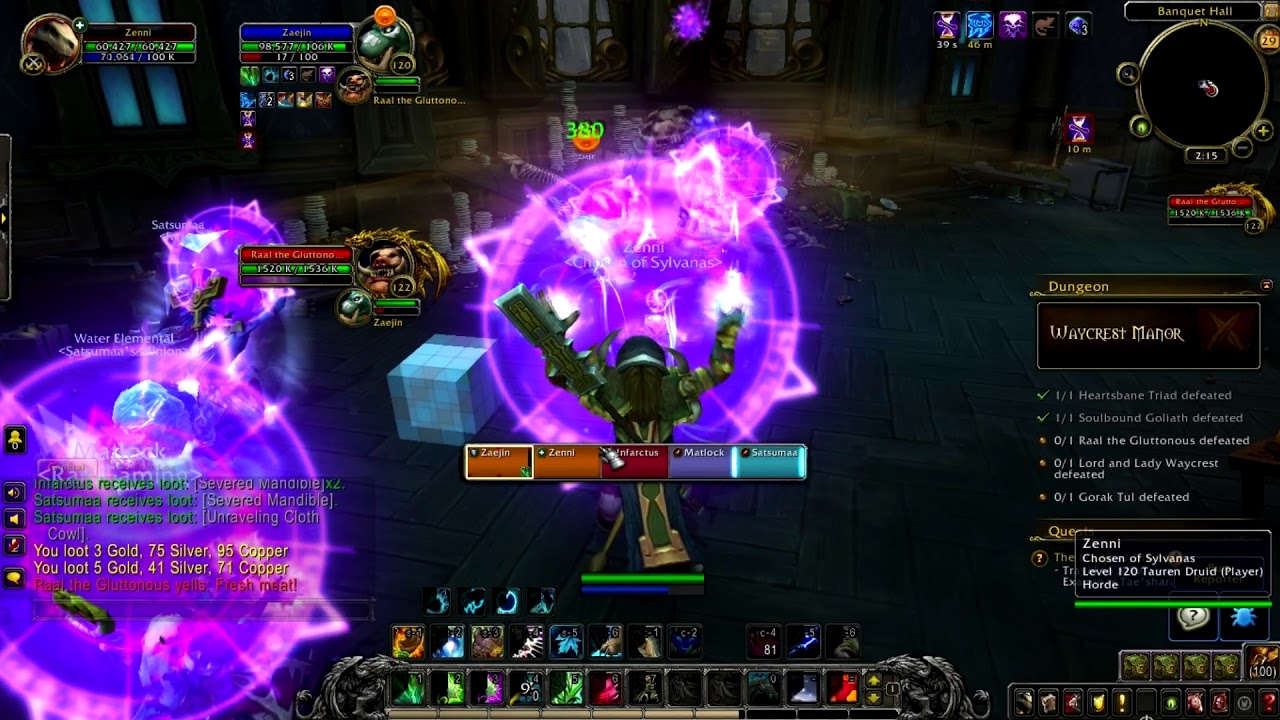 WoW Battle for Azeroth: Waycrest Manor Normal Dungeon Guide - YouTube