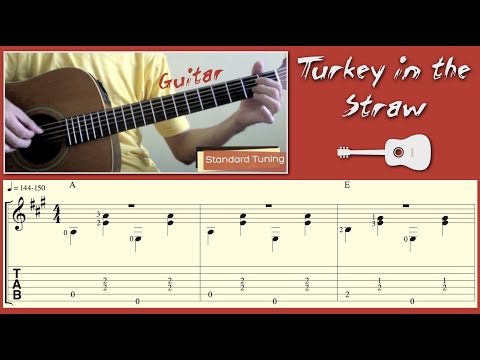 Turkey in the Straw / American (Guitar) [Notation + TAB] - YouTube