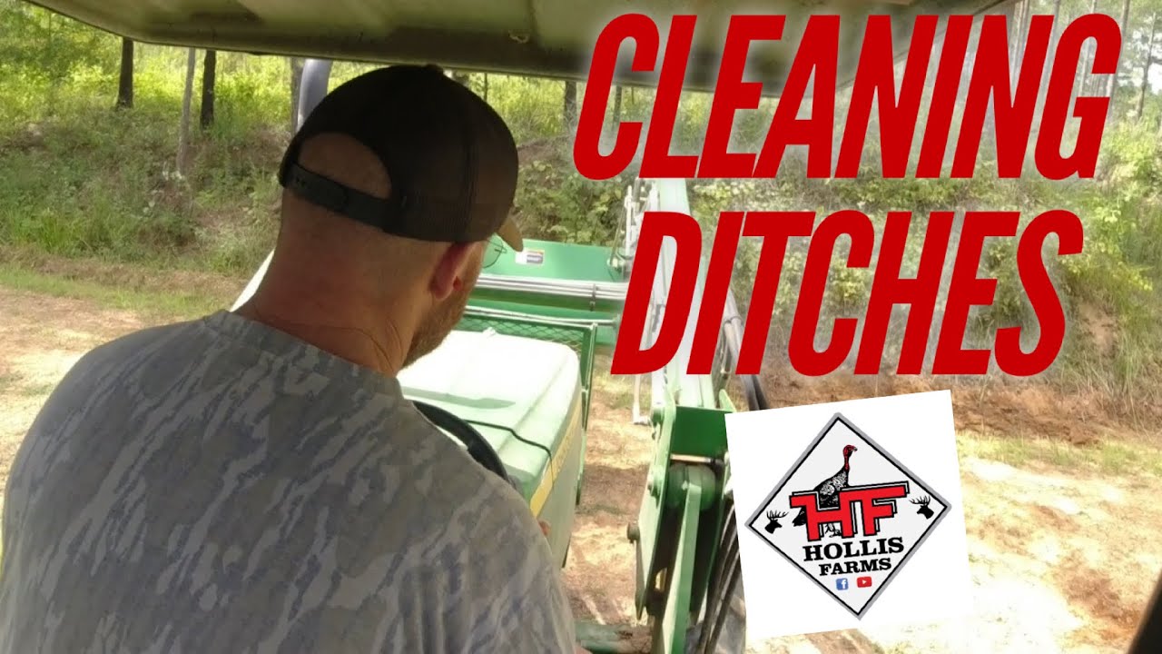CLEANING DITCHES 🤔🤔🤔 John Deere 5065 - YouTube