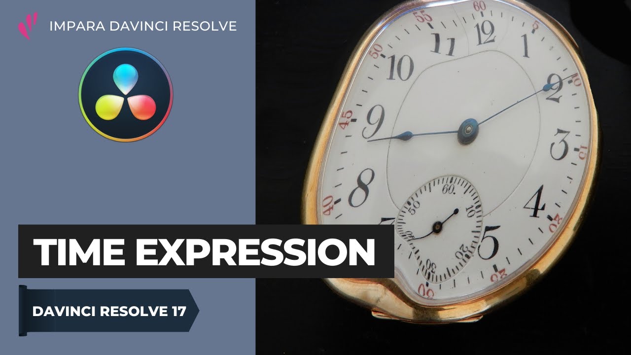 Time Expression | Fusion | Davinci Resolve ITA - YouTube