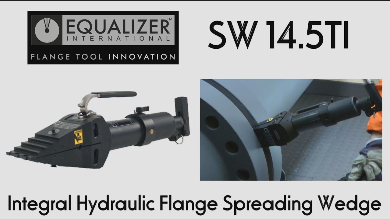 Equalizer SW14.5TI Integral Hydraulic Flange Spreading Wedge - YouTube