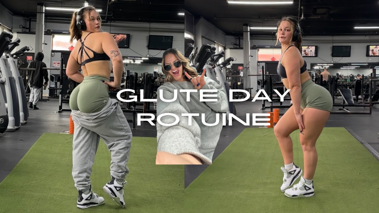 Full Glute Day Routine Voiceover With Explanations Youtube