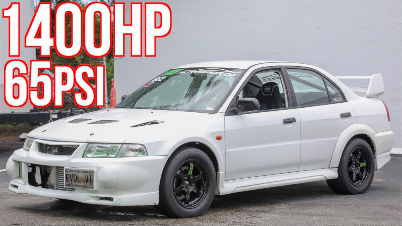 1400HP Evo 6 RS - Worlds Fastest Evo 6? WILD 1/4 Mile Runs & Breaks ...