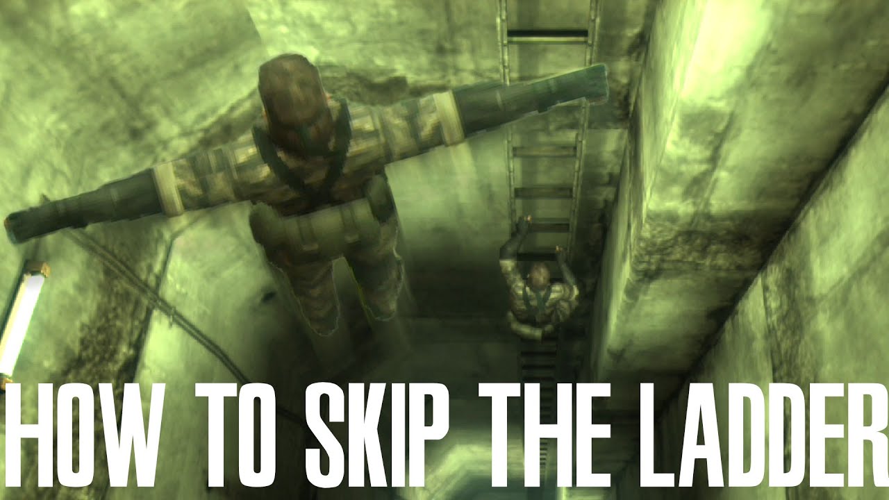 How To Skip the Ladder in MGS3 Glitch - YouTube