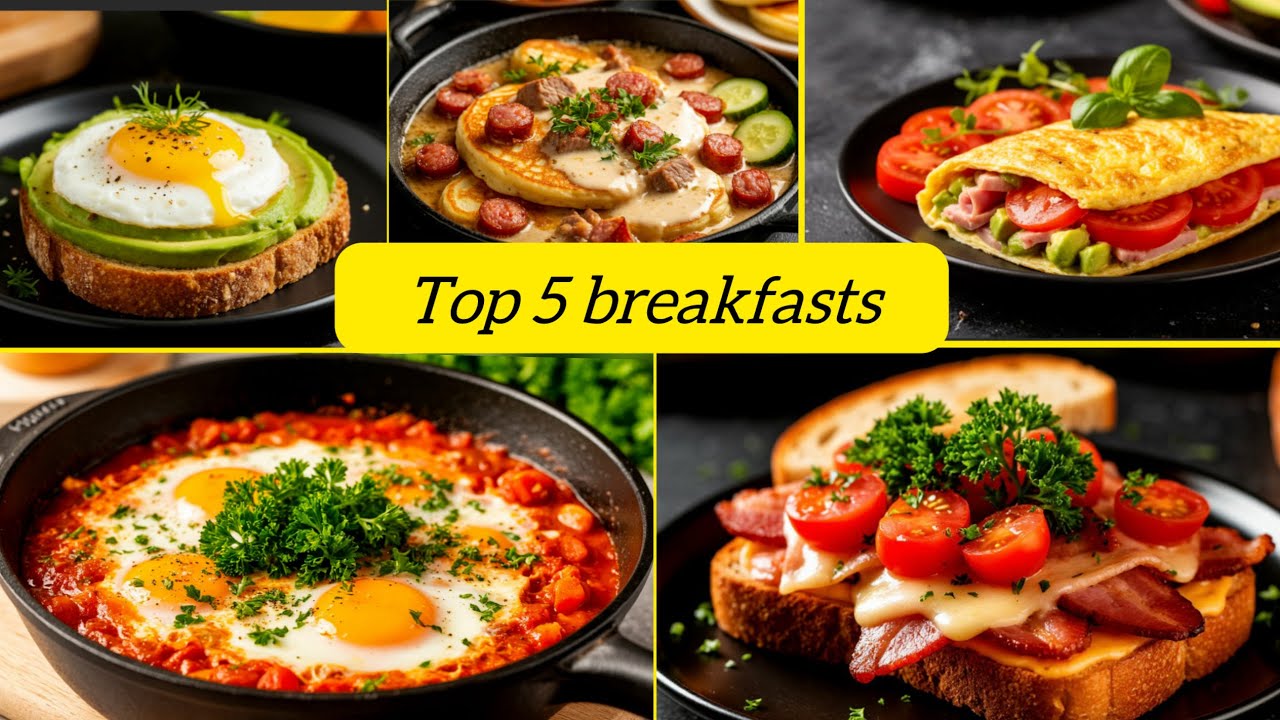 Top 5 healthy breakfasts! | Breakfasts eaten all over the world! - YouTube